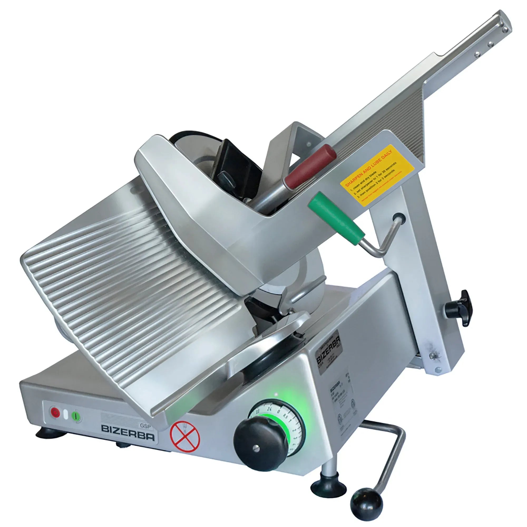 Bizerba GSP SBR H I 90 Manual Aluminum Meat Slicer - 13” Blade
